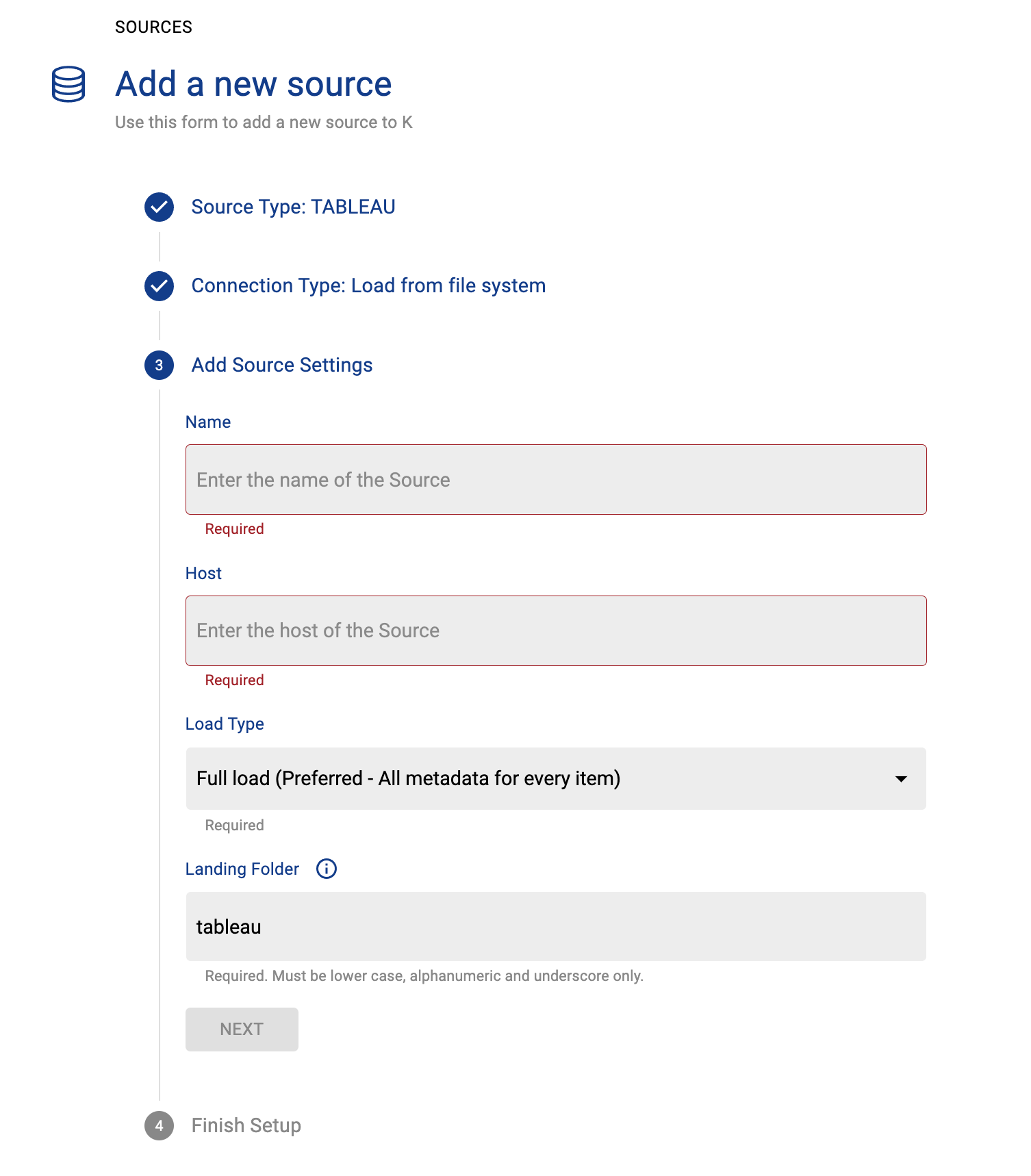 Tableau Server (Collector method) - v2.0.0