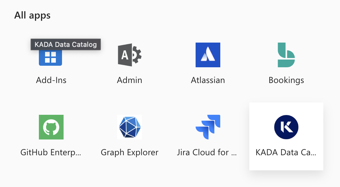 Configuring KADA in your Microsoft App Page