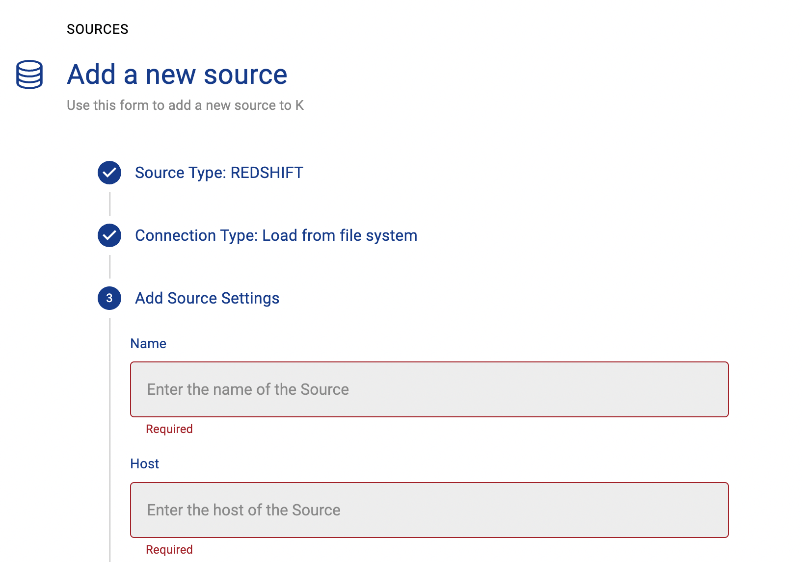 Redshift (via Collector method) - v3.0.0