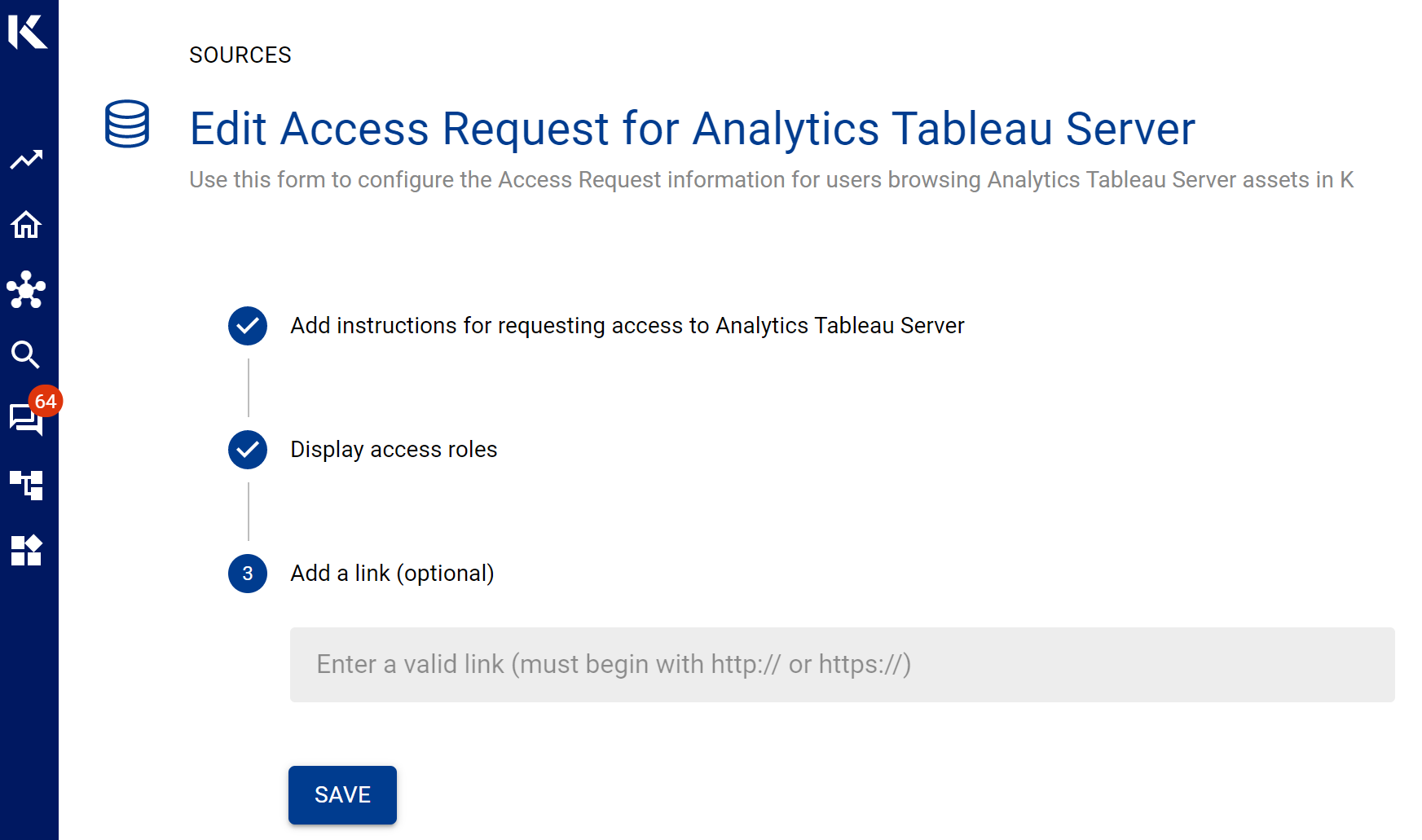 Setup Source Access Request