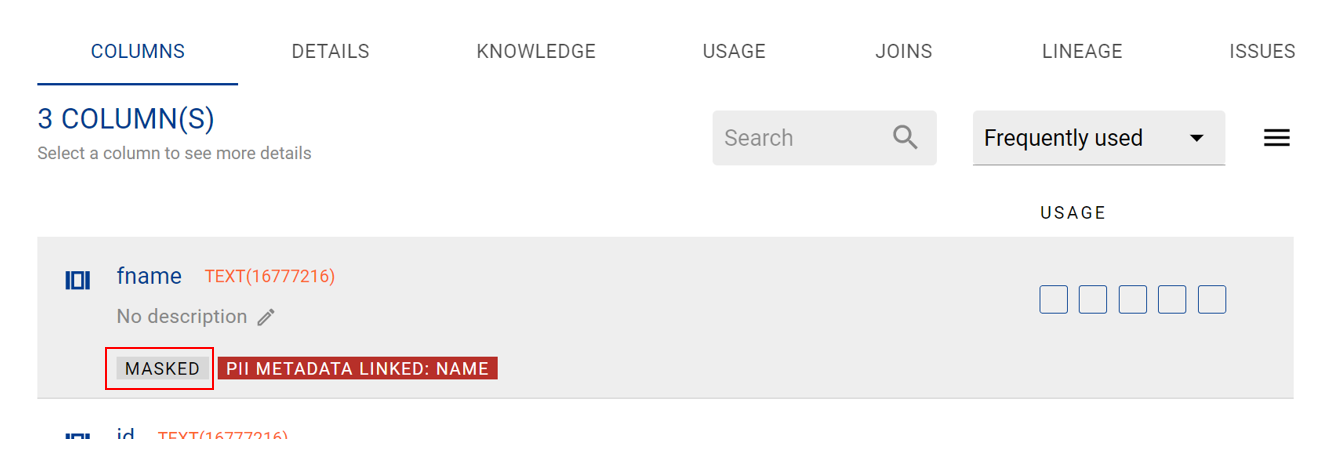 How to identify masked data